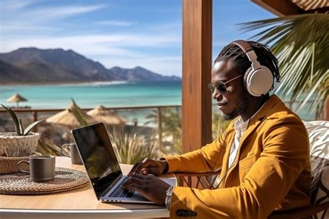 Premium Ai Image Digital Nomad