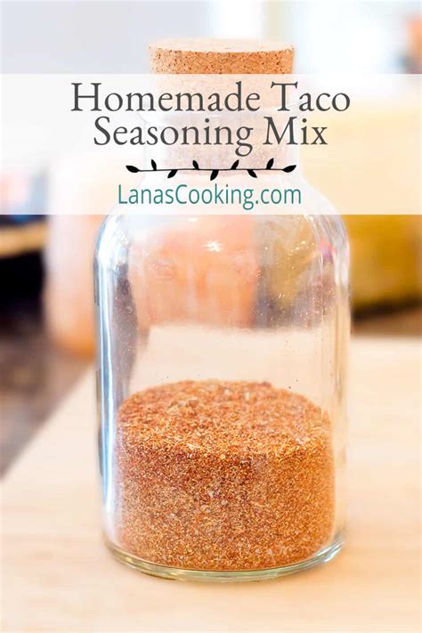 Homemade Taco Seasoning Mix Recipe Lana S Cooking