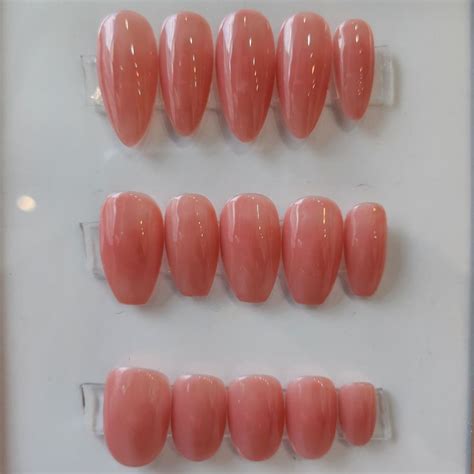 🎈‼입점할인🎈 수제네일팁색상선택가능🖤원컬러 풀코트🖤 기본네일 에이블리