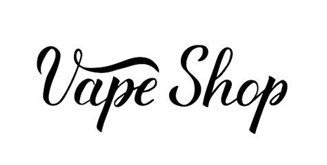 핸드 레터링 Vape가 서 면된 서 흰색 배경에 고립 미니 멀 로고 Vaping 저장소 또는 바입니다 벡터 일러스트입니다 그리기에 대한 스톡 벡터 아트 및 기타 이미지