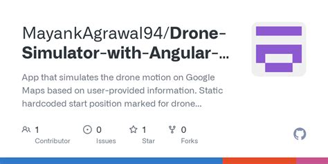 github mayankagrawal94 drone simulator with angular v16 app that simulates the drone motion