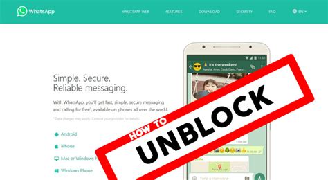 Unblock Whatsapp And Use It Without Restrictions Works In Your Country