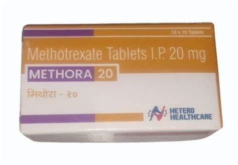 20 Mg Methotrexate Tablets Ip At ₹ 1200box Methotrexate Tablets In