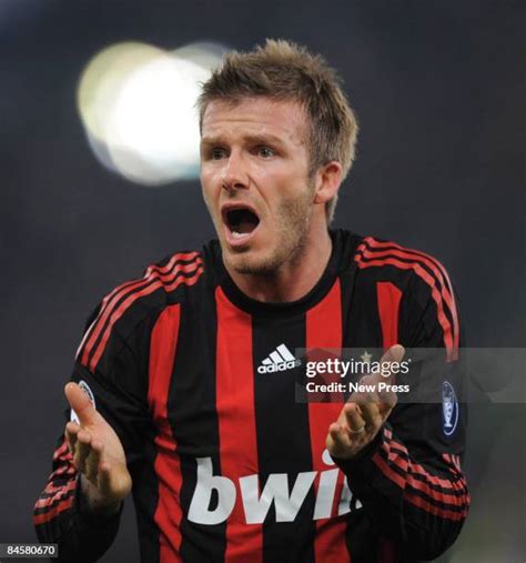 2513 David Beckham Ac Milan Photos And High Res Pictures Getty Images