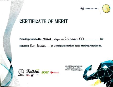 Im Thrilled To Announce That Sayanth J And I Emerged Victorious In The