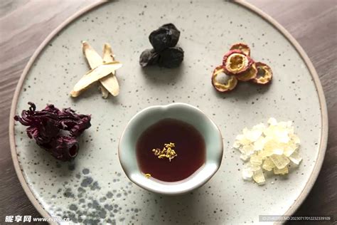 酸梅汤配料摄影图 食物原料 餐饮美食 摄影图库 昵图网