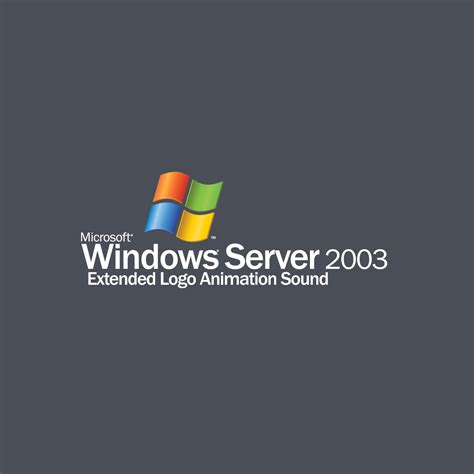 Windows Server 2003 Extended Logo Animation Sound By Puro Suno