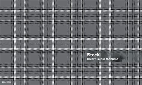 격자 무늬 직물 패턴 회색 검은 색 흰색 현대 고급 원활한 크로스 라인 패턴 섬유 및 옷 스커트 또는 장식 직물 디자인 벡터 일러스트 레이 션 격자무늬에 대한 스톡 벡터