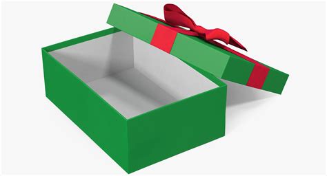선물 상자 오픈 그린 4 3d 모델 49 Fbx Max Obj Free3d