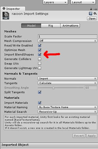 Blendshapes How To Get Them In From Maya Questions And Answers Unity