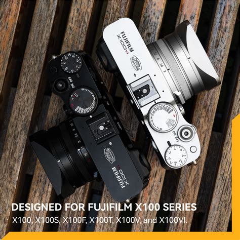 Nisi Jetmag Pro Lens Hood Kit For Fuji X100 Series Black Nc Uv