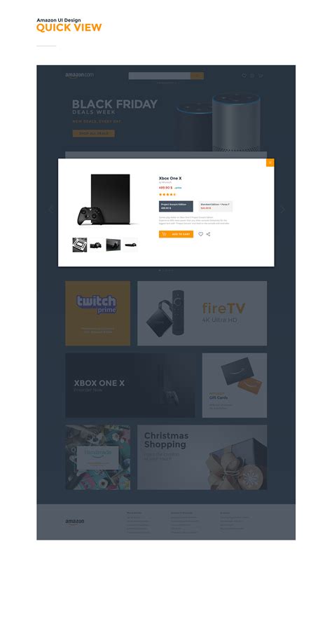Amazon Ui Design Concept On Behance