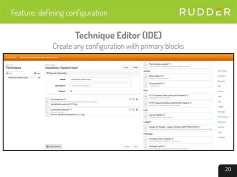 rudder continuous configuration configuration management