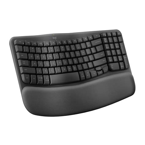 Logitech Wave Keys Wireless Ergonomic Keyboard With