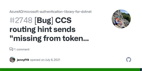 Bug Ccs Routing Hint Sends Missing From Token Response As Upn In