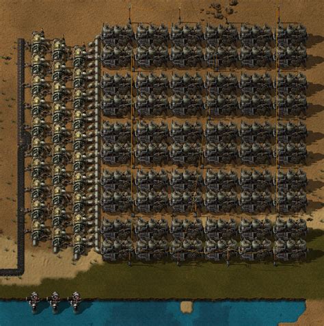 Factorio Steam Engine Setup
