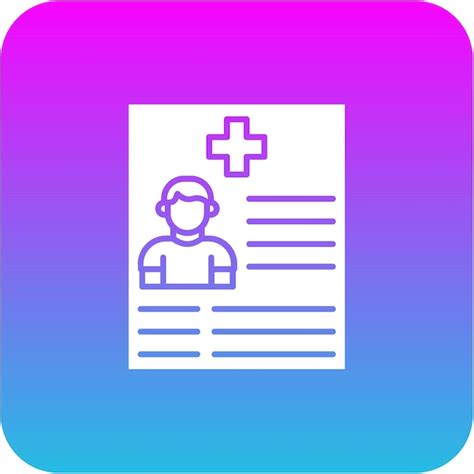Premium Vector Medical Record Icon