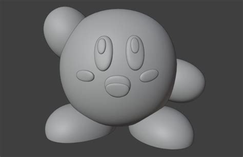 Free Stl File Kirby 3d 🎲 ・3d Printing Template To Download・cults