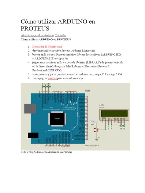 Cómo Utilizar Arduino En Proteus Pdf Arduino Sensor