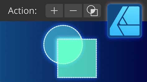 Affinity Designer 2 Shape Builder Tool Actions Tutorial Youtube