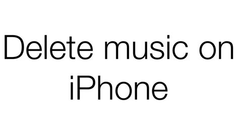 How To Delete Music From Your IPhone Tech Junkie
