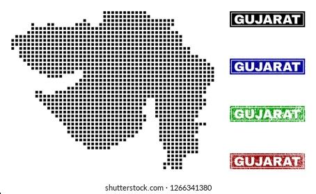 Gujarat Map Vector Images Stock Photos Vectors Shutterstock
