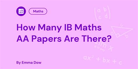 Ib Maths Past Papers Free Exam Resources And Marking Schemes