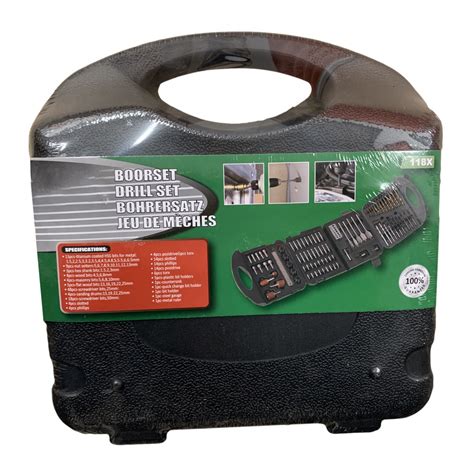 Set Of 118 Pcs Drill Bits And Accessories Wood Tools And Deco