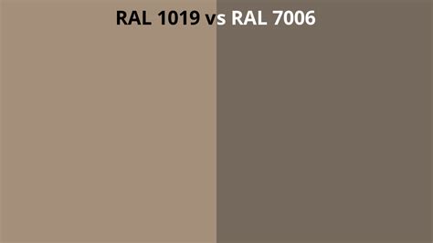 Ral 1019 Vs 7006 Ral Colour Chart Uk
