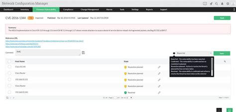 Firmware Vulnerability Management And Ncm Vulnerabilities Manageengine Network Configuration Manager