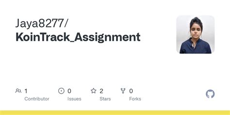 GitHub Jaya8277 KoinTrack Assignment