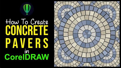 Coreldraw Tutorial Circular Patterns For Stunning Concrete Pavers