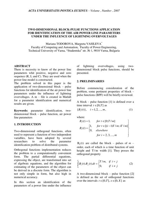 pdf “two dimensional block pulse functions application for