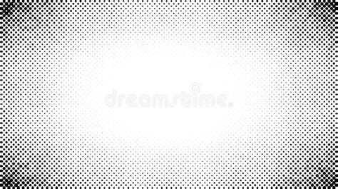 Halftone Radial Gradient Texture Comic Style Grain Background Faded Textured Frame Stock