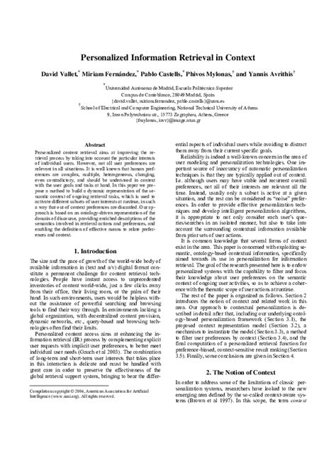 pdf personalized information retrieval in context