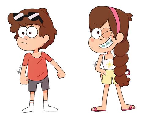 Dipper And Mabel By Natuski On Deviantart