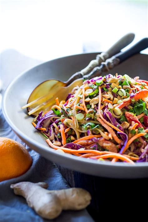 Thai Noodle Salad With The Best Ever Peanut Sauce Feasting At Home