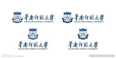 华南师范大学校徽新版设计图 其他图标 标志图标 设计图库 昵图网
