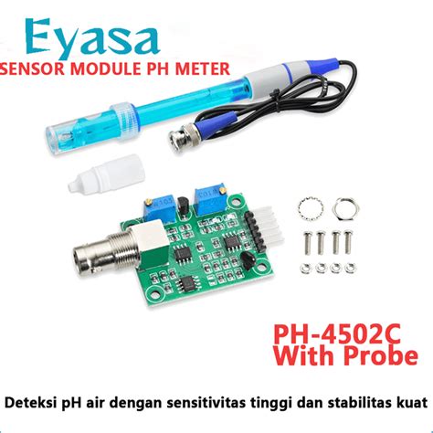Jual Sensor Ph Meter Module Ph 4502c With Probe Electrode For Arduino Wsw Shopee Indonesia