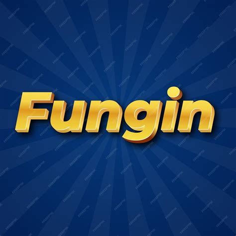 Premium Photo Fungin Text Effect Gold  Attractive Background Card