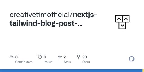 github creativetimofficial nextjs tailwind blog post details page