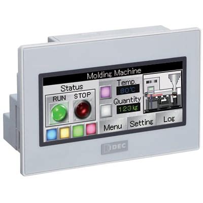 IDEC Corporation FT A C SA S PLC Touch HMI VDC TFT Color I O Sink In Trnstr Source