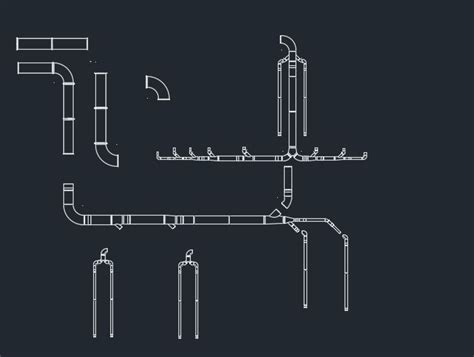 Cad Autocad Autodesk Ducting Pipe Duct Design Layout Jacob D