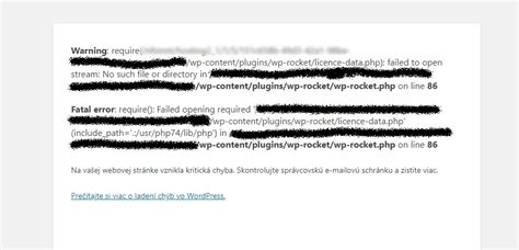 License Data Php Failed To Open Stream While Update To 3 6 Issue