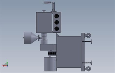 0 小型单螺杆挤出机 Solidworks 2014 模型图纸免费下载 懒石网