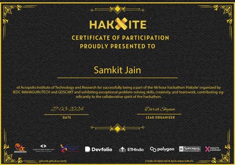 Samkit Jain On Linkedin Hackathonadventures Hakxiteexperience