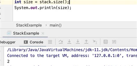 The Stack In Java Programmathically