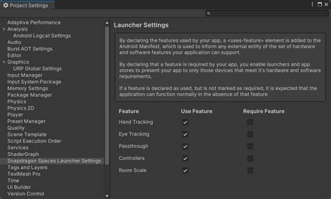 Manual Unity Setup Guide Snapdragon Spaces™ Unity And Unreal Sdks