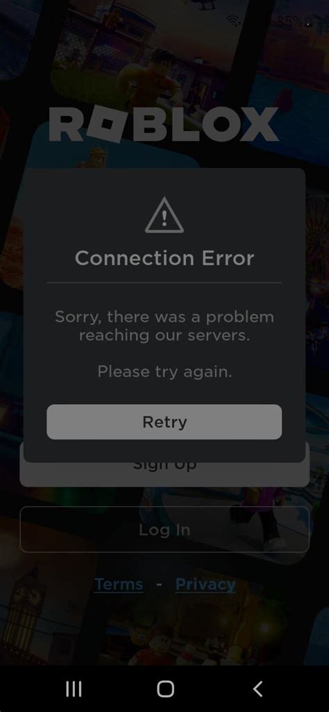 Can Someone Help Me I Cant Even Press Retry This Thing Just Pop Up R Robloxerrors