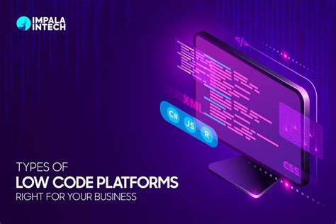 Types Of Low Code Platforms Right For Your Business Impala Intech